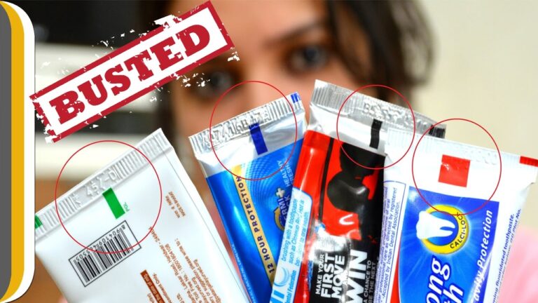 What Do those Toothpaste Color Code Says? | Interesting Information ...